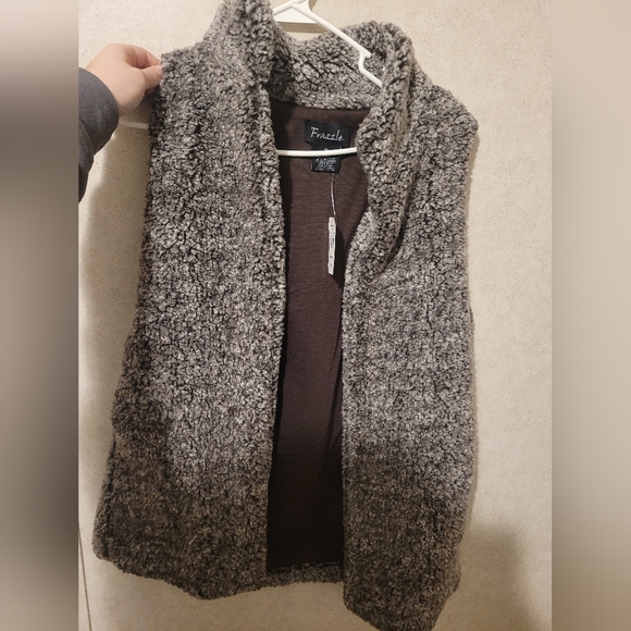 Frazzle | Jackets & Coats | Fuzzy Vest | Poshmark